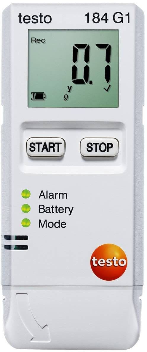 Testo 184 G1 - Temperature, Humidity and Shock USB Transport Data ...
