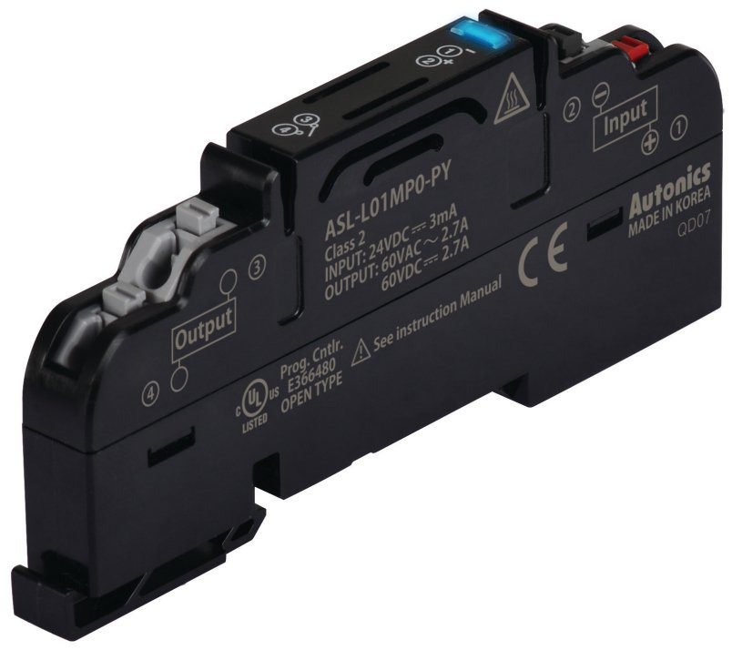 Autonics ASL-L01SP1-PY Solid State Relay Terminal Block (Screwless Type ...