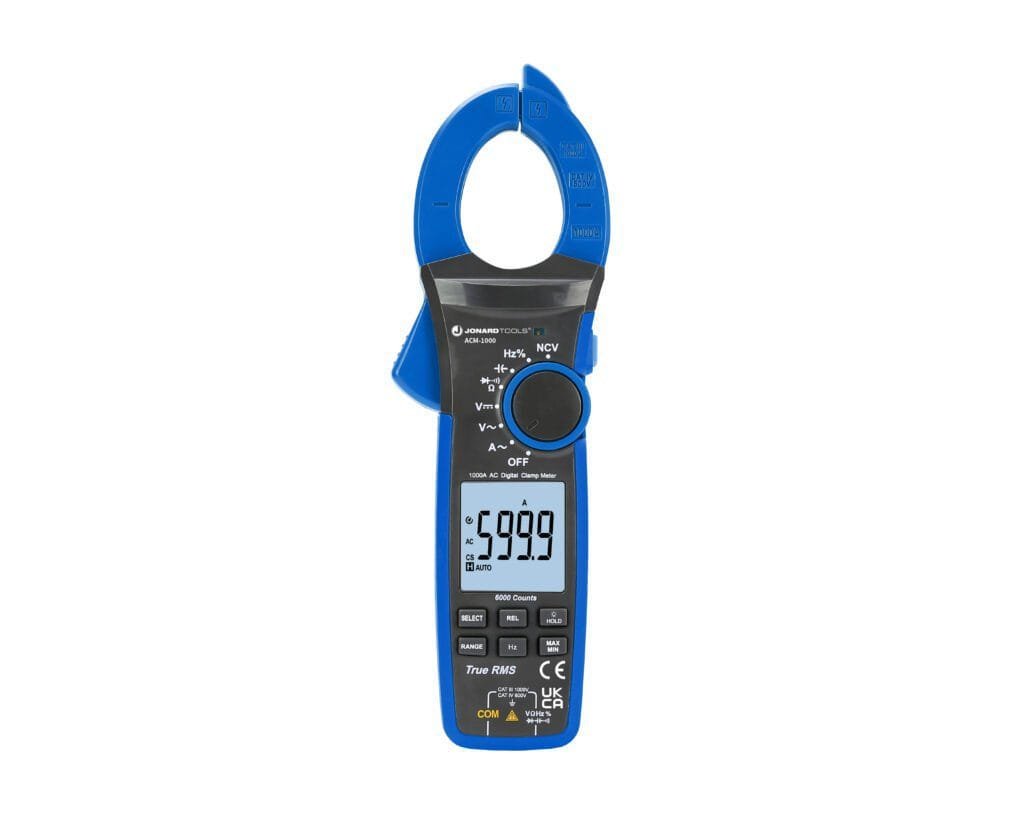 Jonard ACM-1000 - Clamp Meter, Digital, 45mm Jaw Opening, 1000A ...