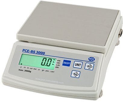 PCE Instruments PCE-BS 3000 - Bench Scale (0-3000 g) with Counting ...