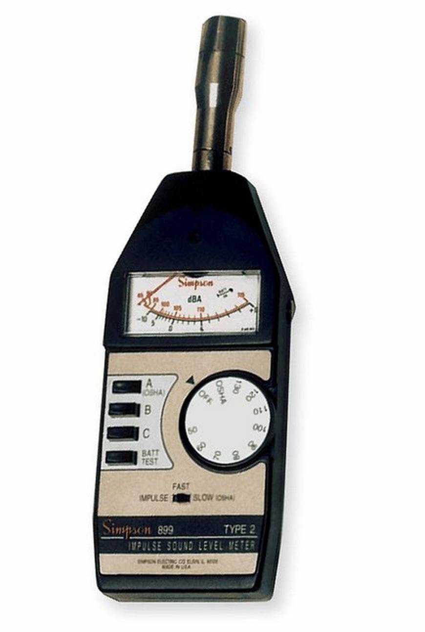 Simpson 886-2 Multi Weight Sound Level Meter - NESTES Instruments