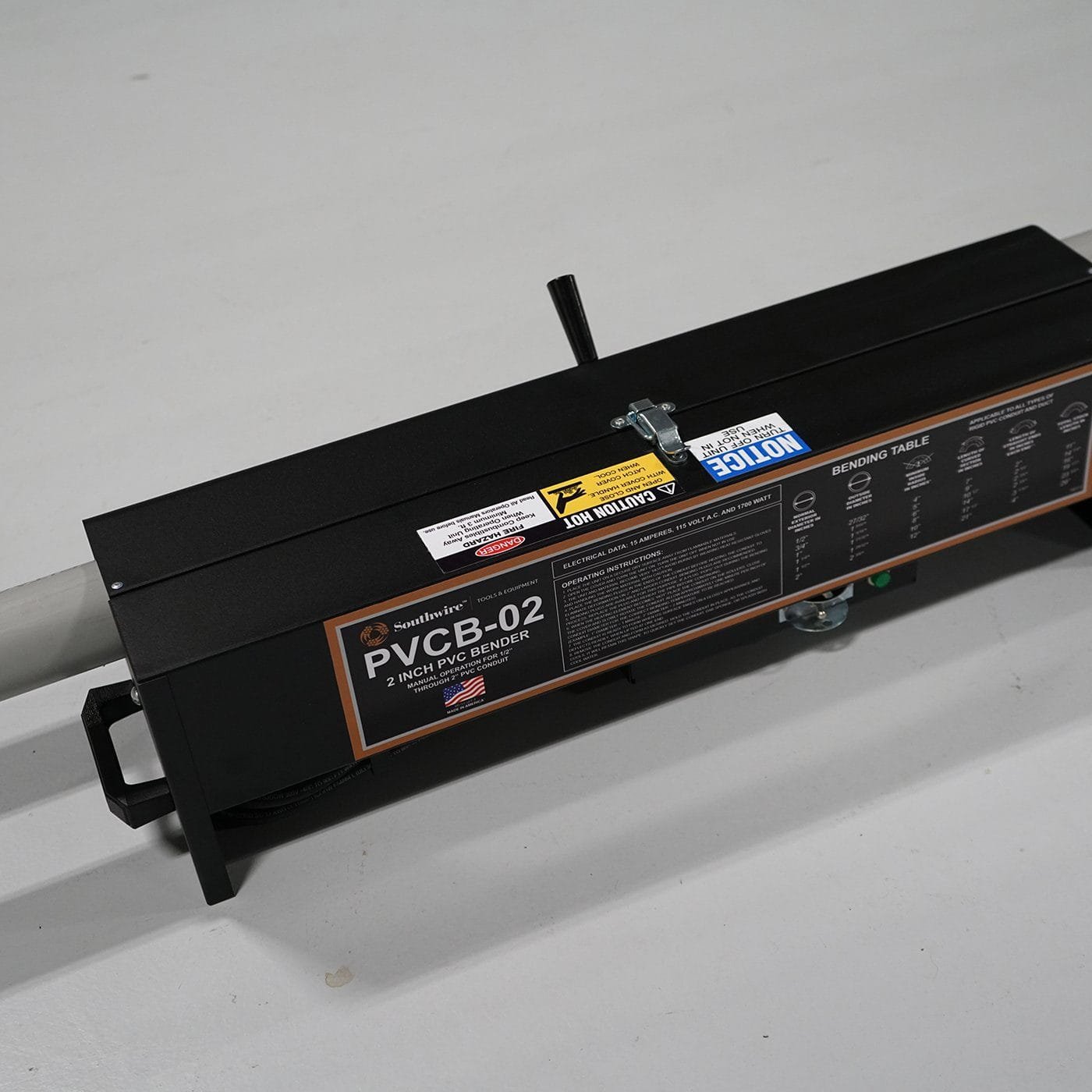 Southwire PVCB-02 1/2" to 2" PVC Bender - NESTES Instruments