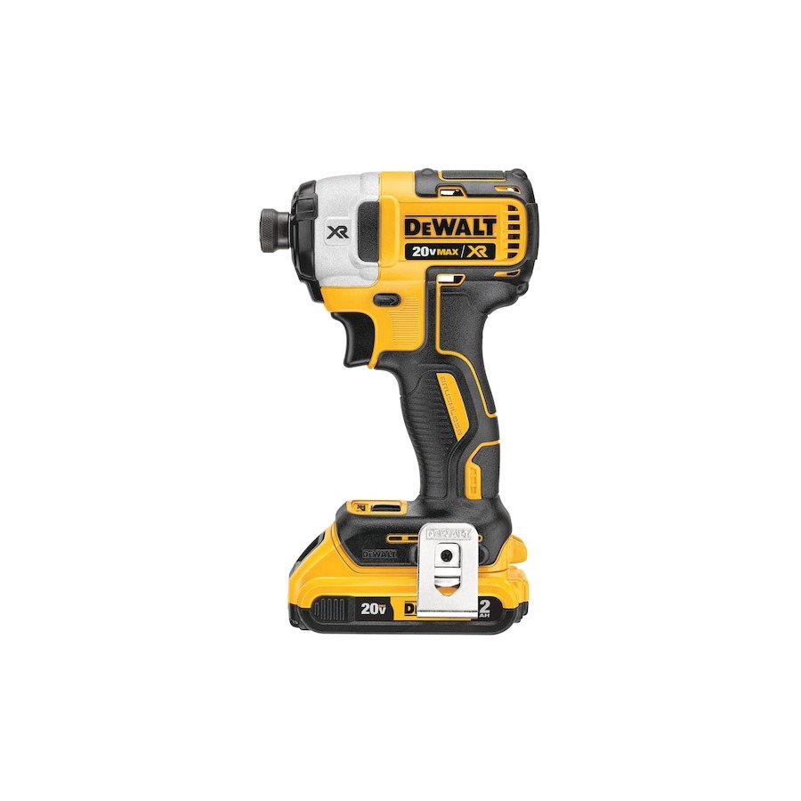 Dewalt DCF887D2 - Impact Driver Kit, 20V, XR, 1/4", Brushless, 20V Max ...