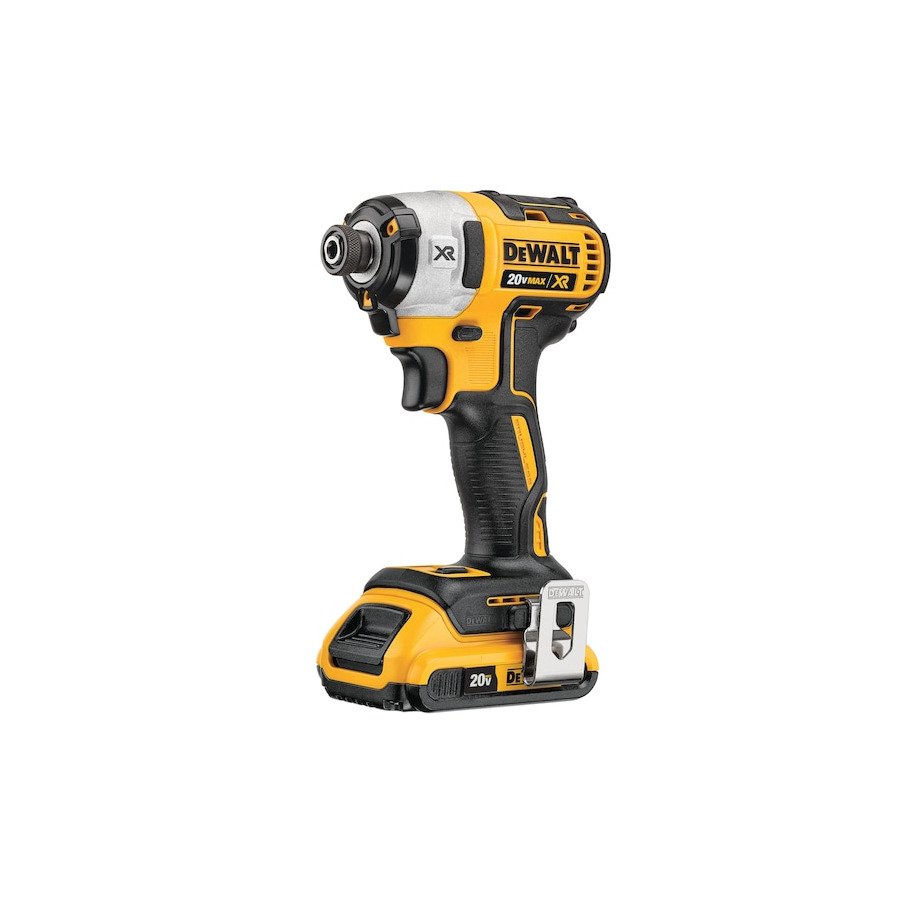 Dewalt DCF887D2 - Impact Driver Kit, 20V, XR, 1/4", Brushless, 20V Max ...