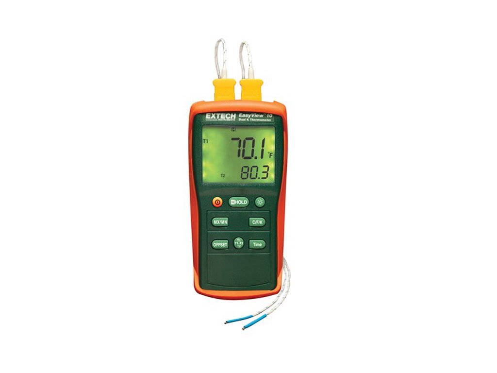 Extech EA10 - EasyView Dual Input Thermometers - NESTES Instruments
