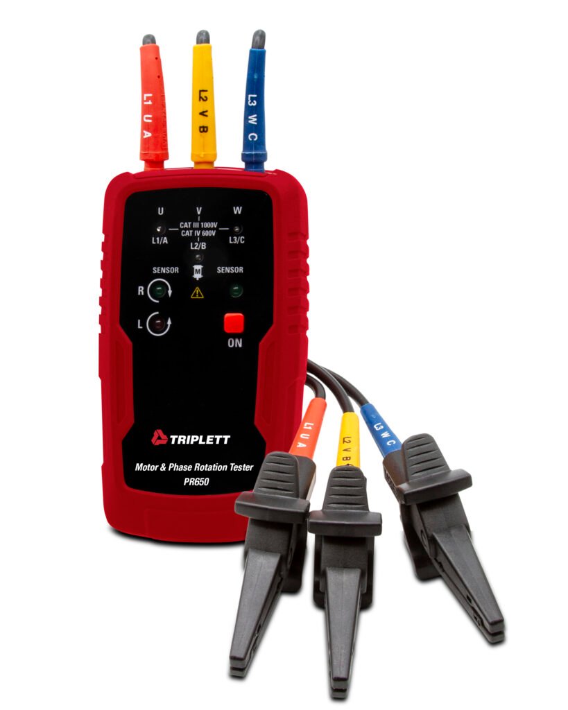 Triplett PR650 - Non-Contact 3 Phase Sequence and Motor Tester - NESTES ...